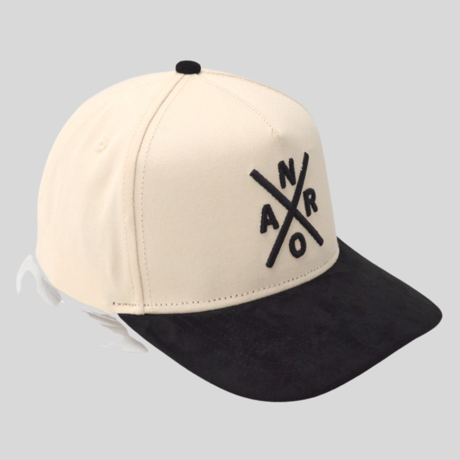 Snapback noir - Logo X original blanc | Anro Apparel – ANRO APPAREL