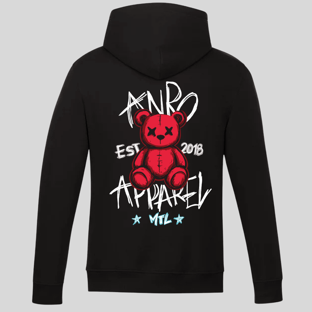 Hoodie unisexe - Lapin Trashh noir | Anro Apparel – ANRO APPAREL