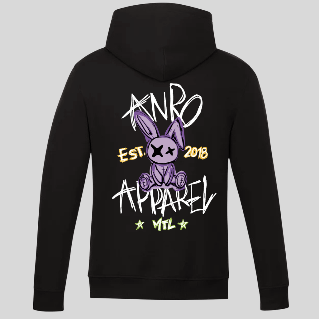 T-Shirt unisexe - Lapin Trashh noir | Anro Apparel – ANRO APPAREL